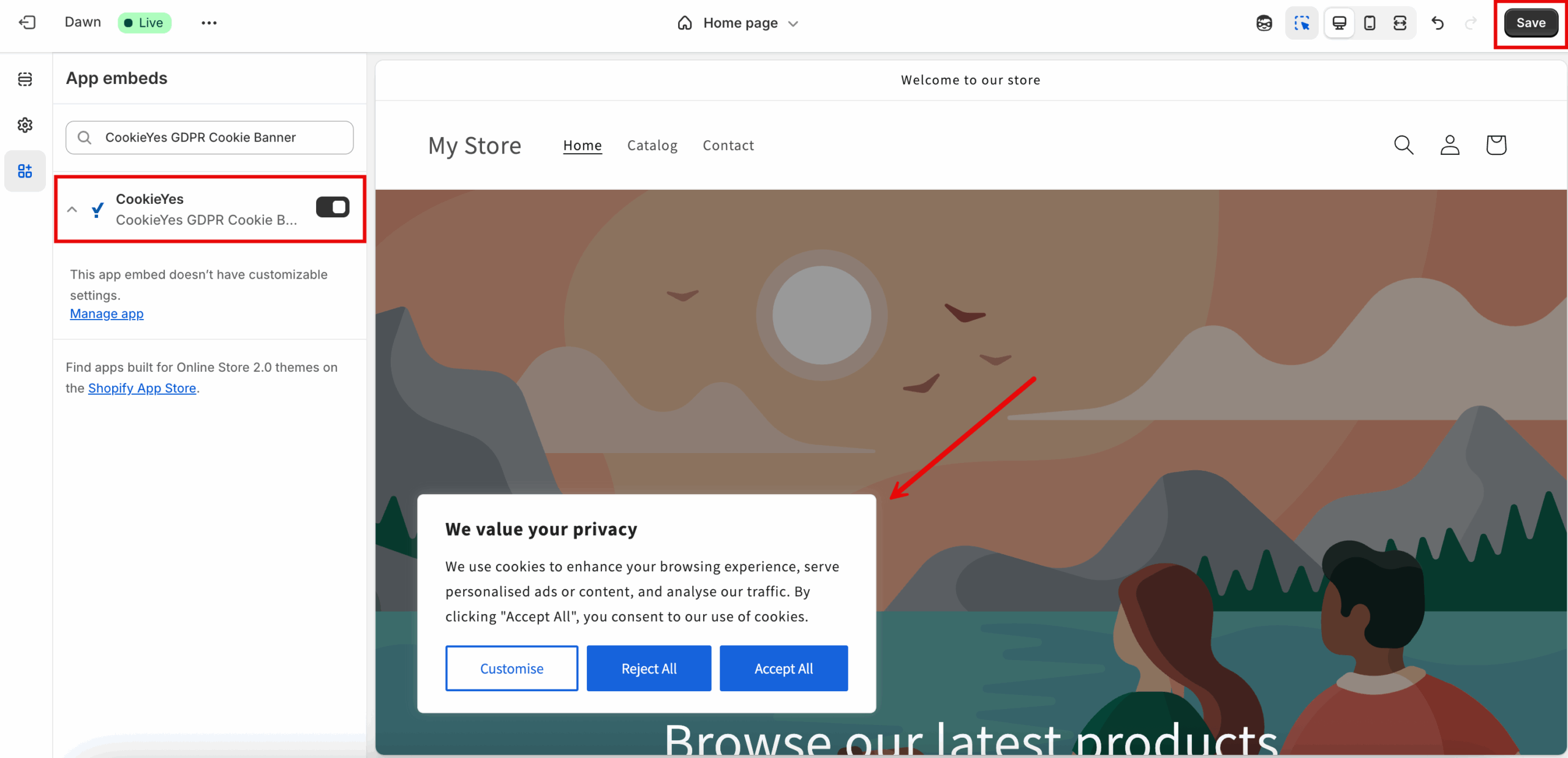 How to Add Cookie Banner on Shopify Website - CookieYes