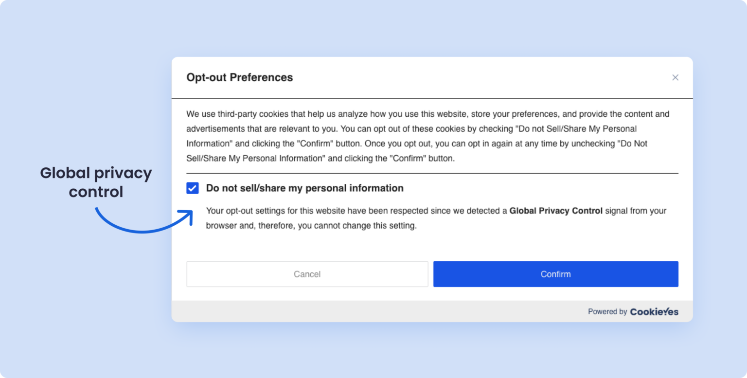 What is Global Privacy Control and Universal Opt-out? - CookieYes