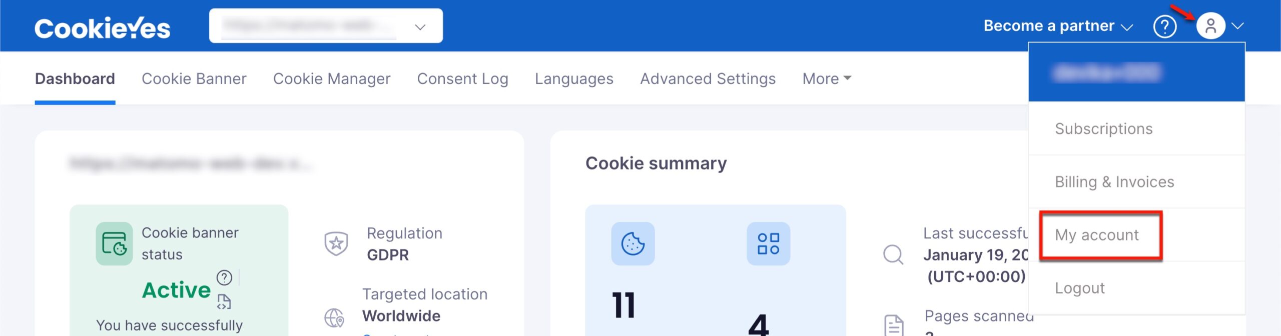 How to Change the Email Associated with My Account? - CookieYes