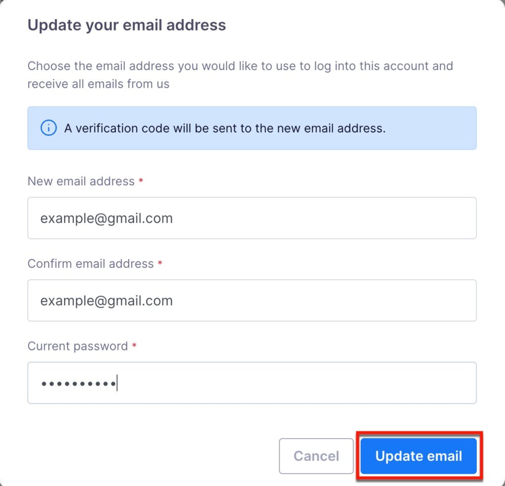 How to Change the Email Associated with My Account? - CookieYes