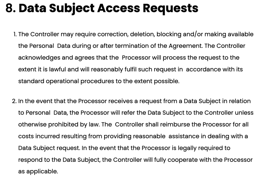 10 Must-Have Clauses in Your Data Processing Agreement - CookieYes