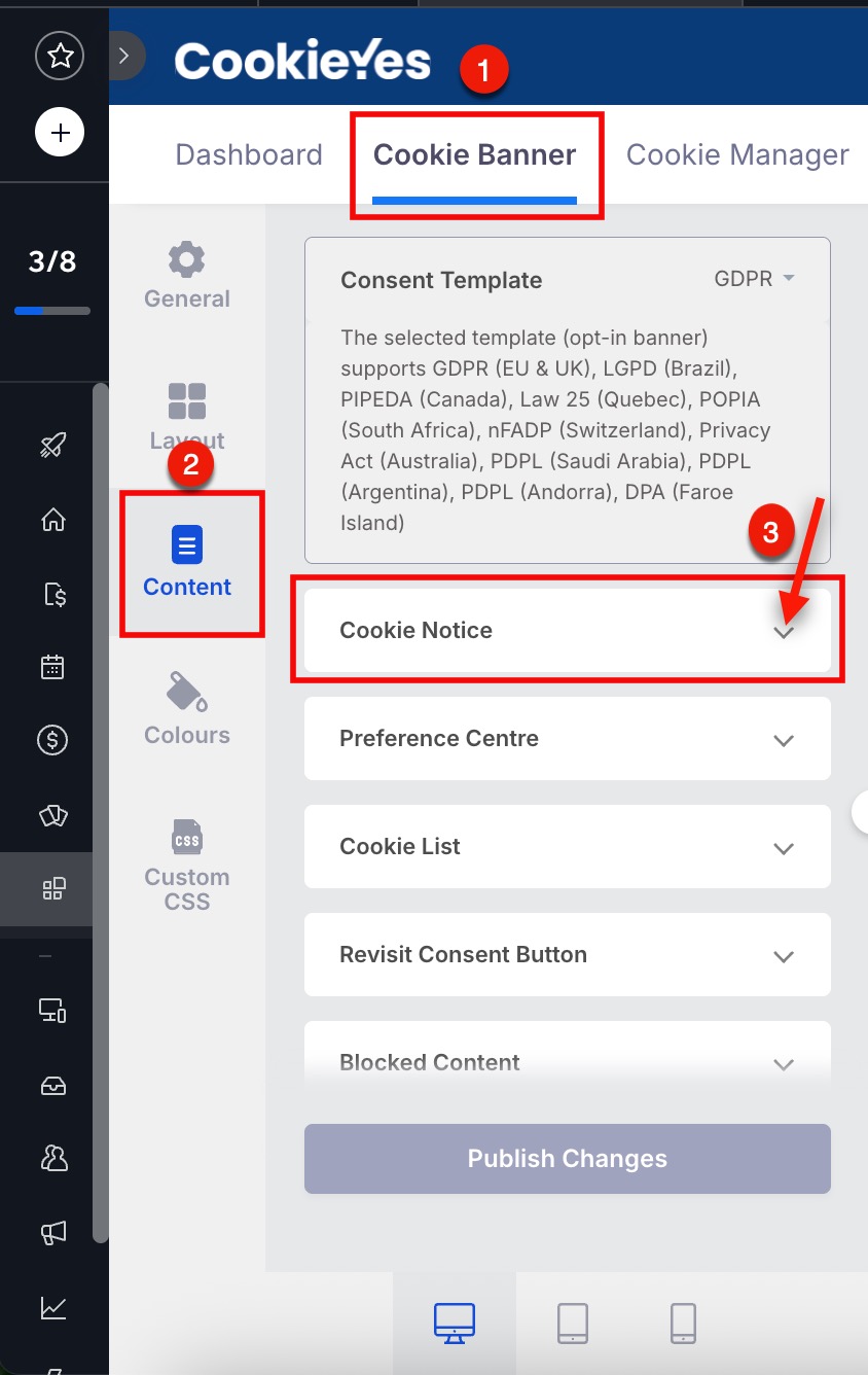 Does CookieYes allow adding the brand logo to the consent banner ...