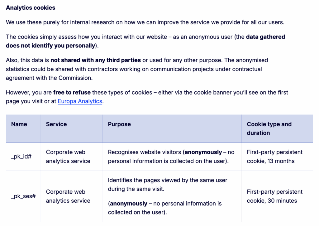 5 Cookie Policy Examples for Websites (GDPR & CCPA Compliance Guide ...