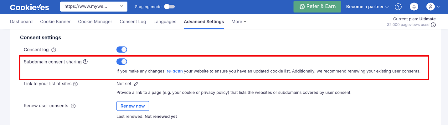 Cross-Domain Cookie Consent Explained for Websites