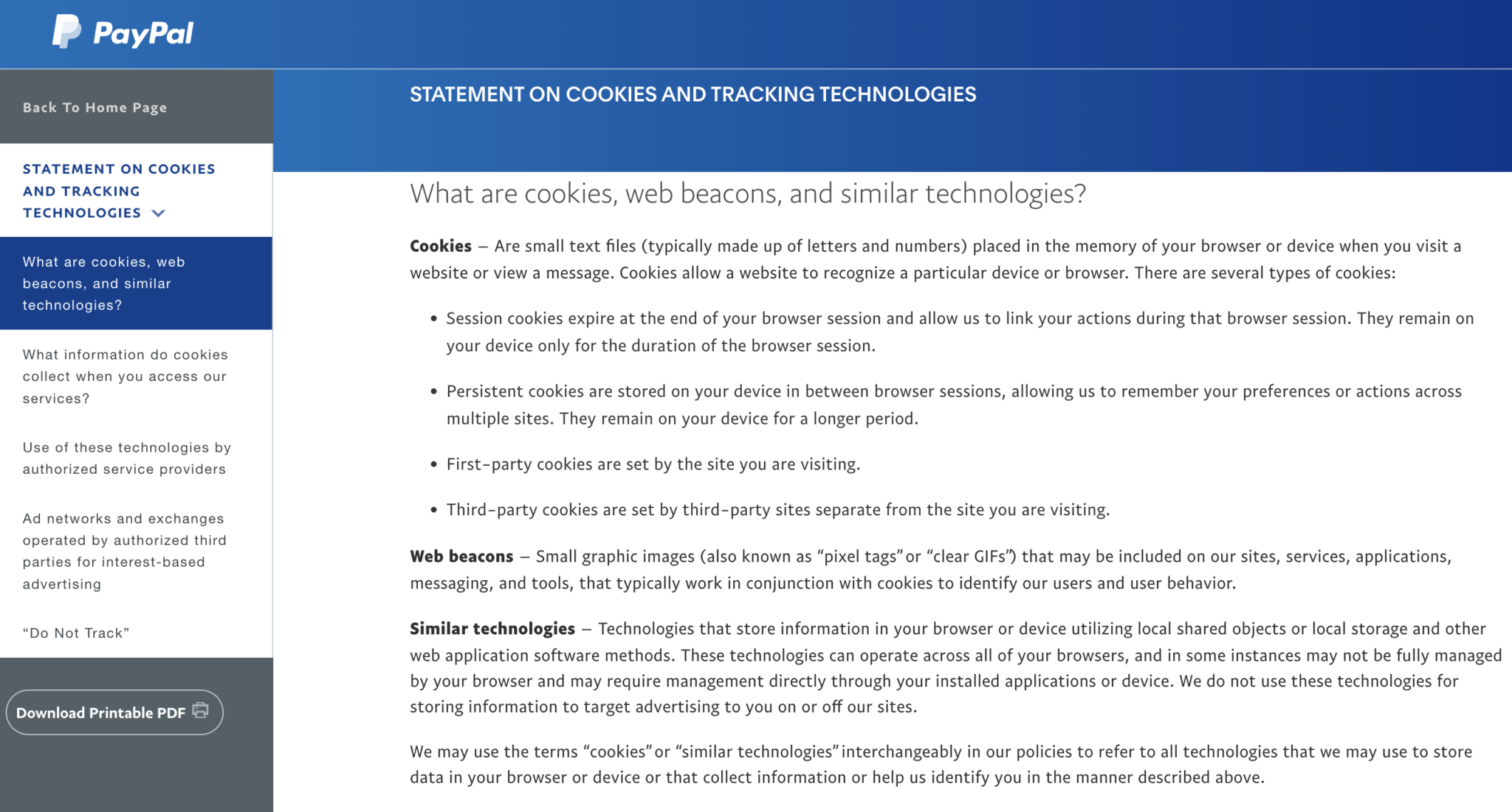 Best Cookie Policy Examples for Websites 2026 (GDPR & CCPA Compliance ...