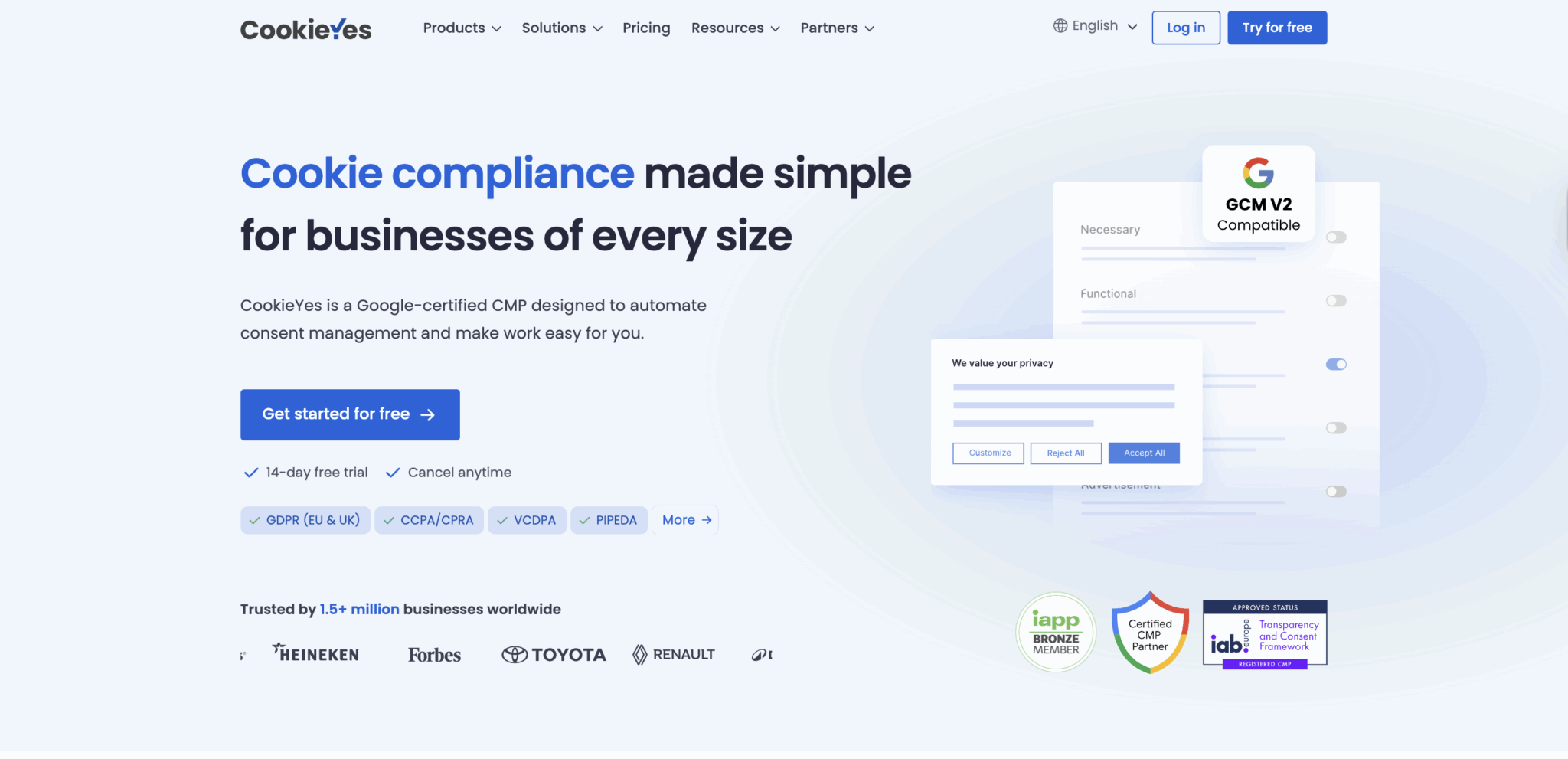 11 Best Consent Management Platforms (CMPs) Compared - CookieYes