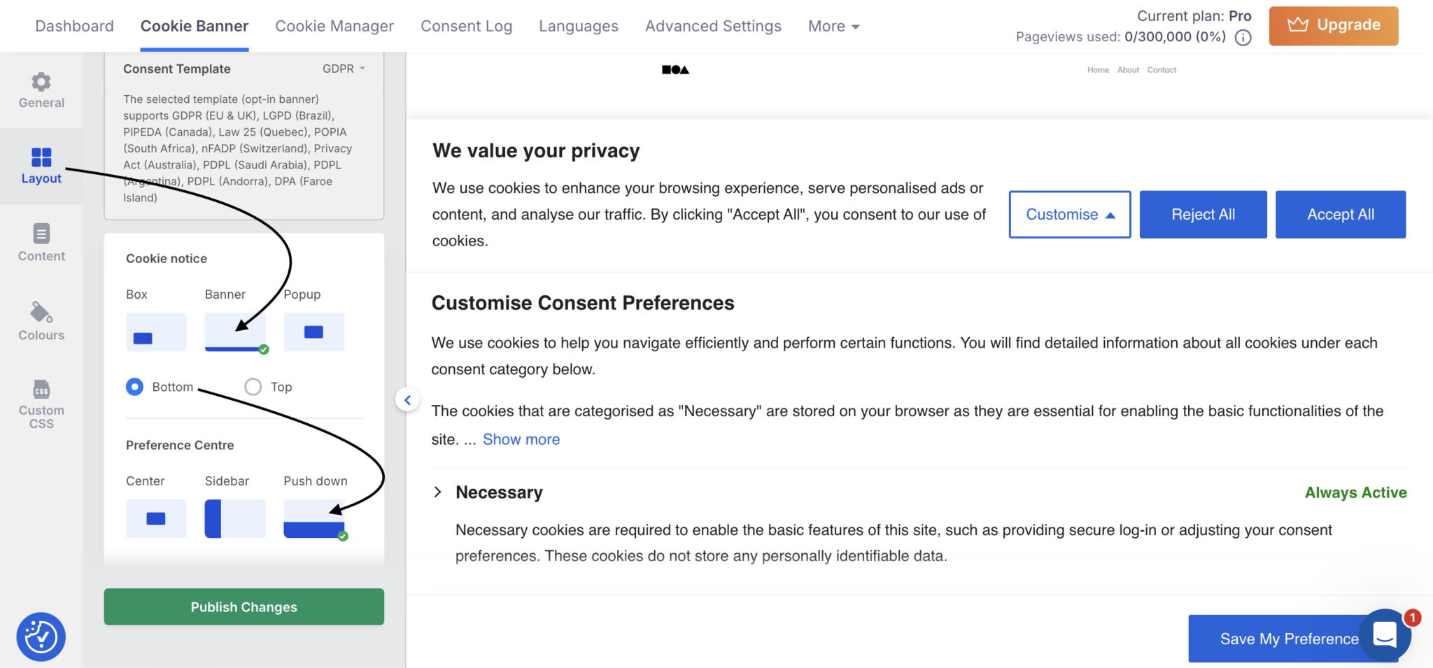 10 Real CookieYes Banner Examples: GDPR & CCPA Features You Can Use ...